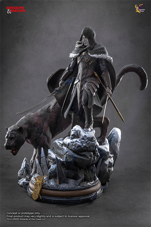 Drizzt Do'Urden 1:4 Scale Statue (35th Anniversary edition) – Gatherers ...